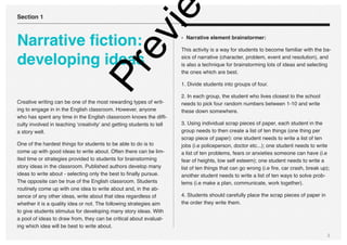 How to teach creative writing: sample | PDF