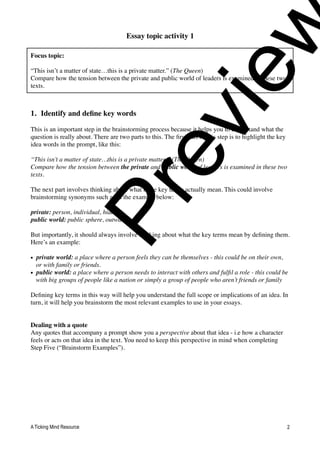Compare and contrast essay planning skills booklet | PDF