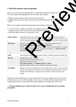 Compare and contrast essay planning skills booklet | PDF