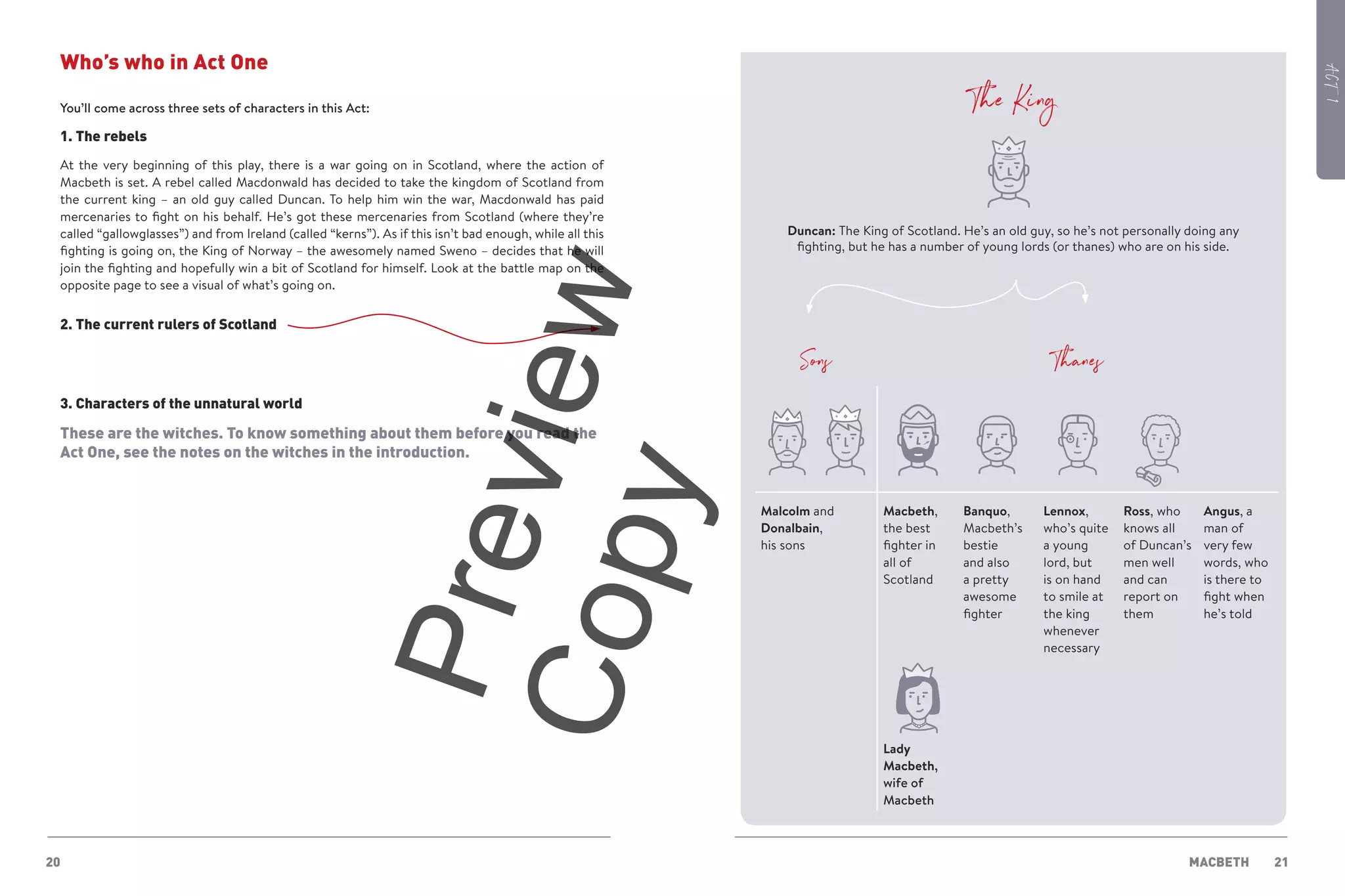 Macbeth Acts 1-5 Preview | PDF