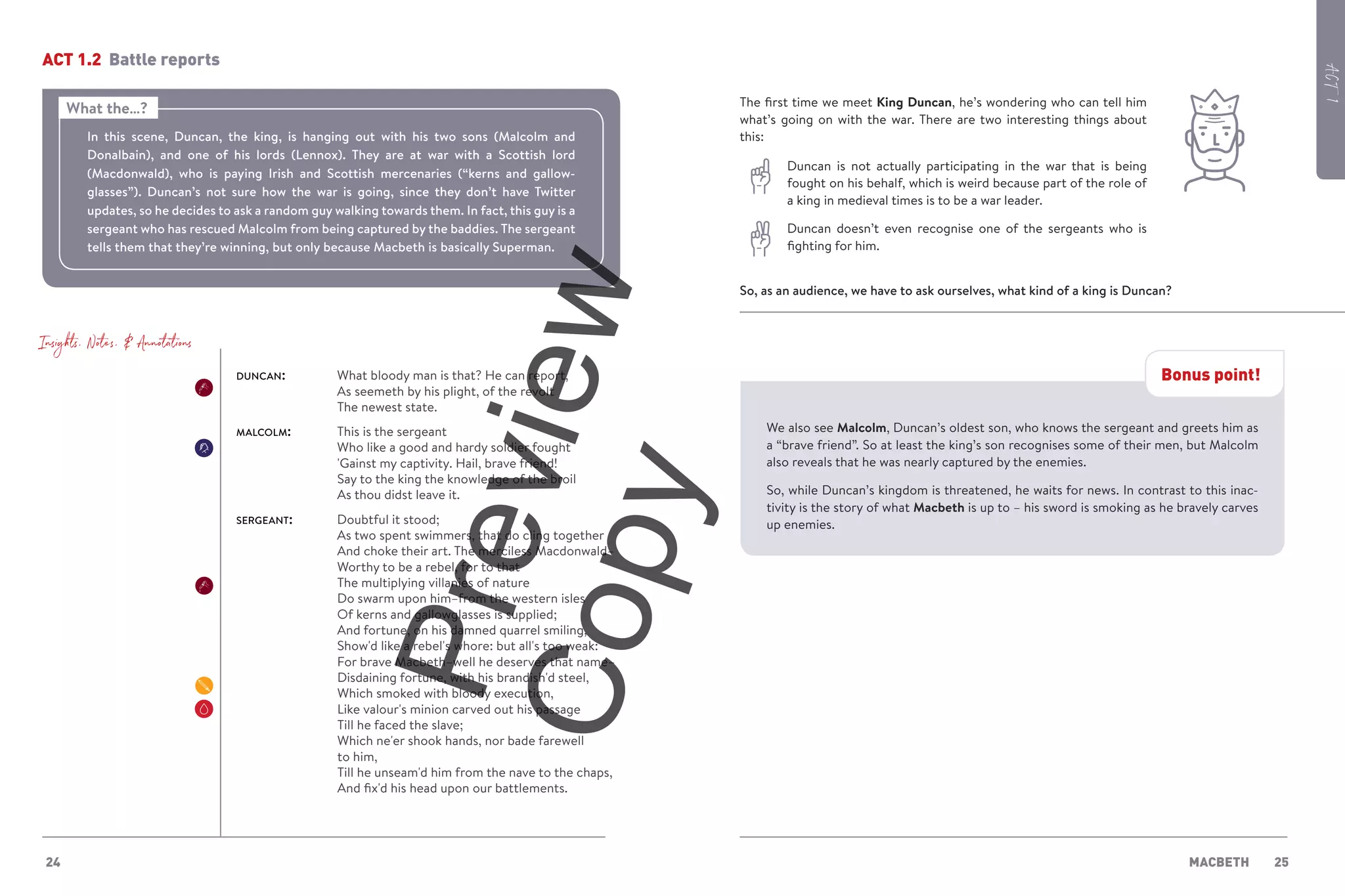 Macbeth Acts 1-5 Preview | PDF