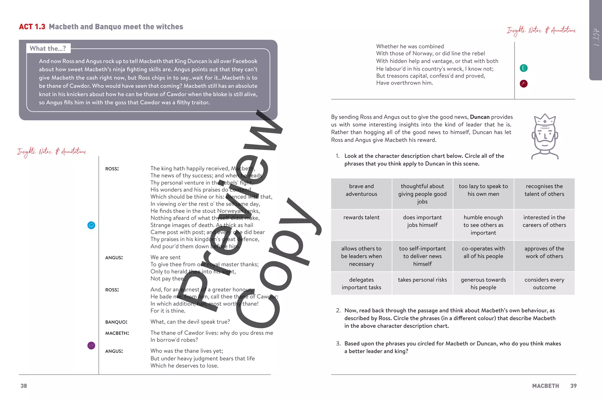 Macbeth Acts 1-5 Preview | PDF