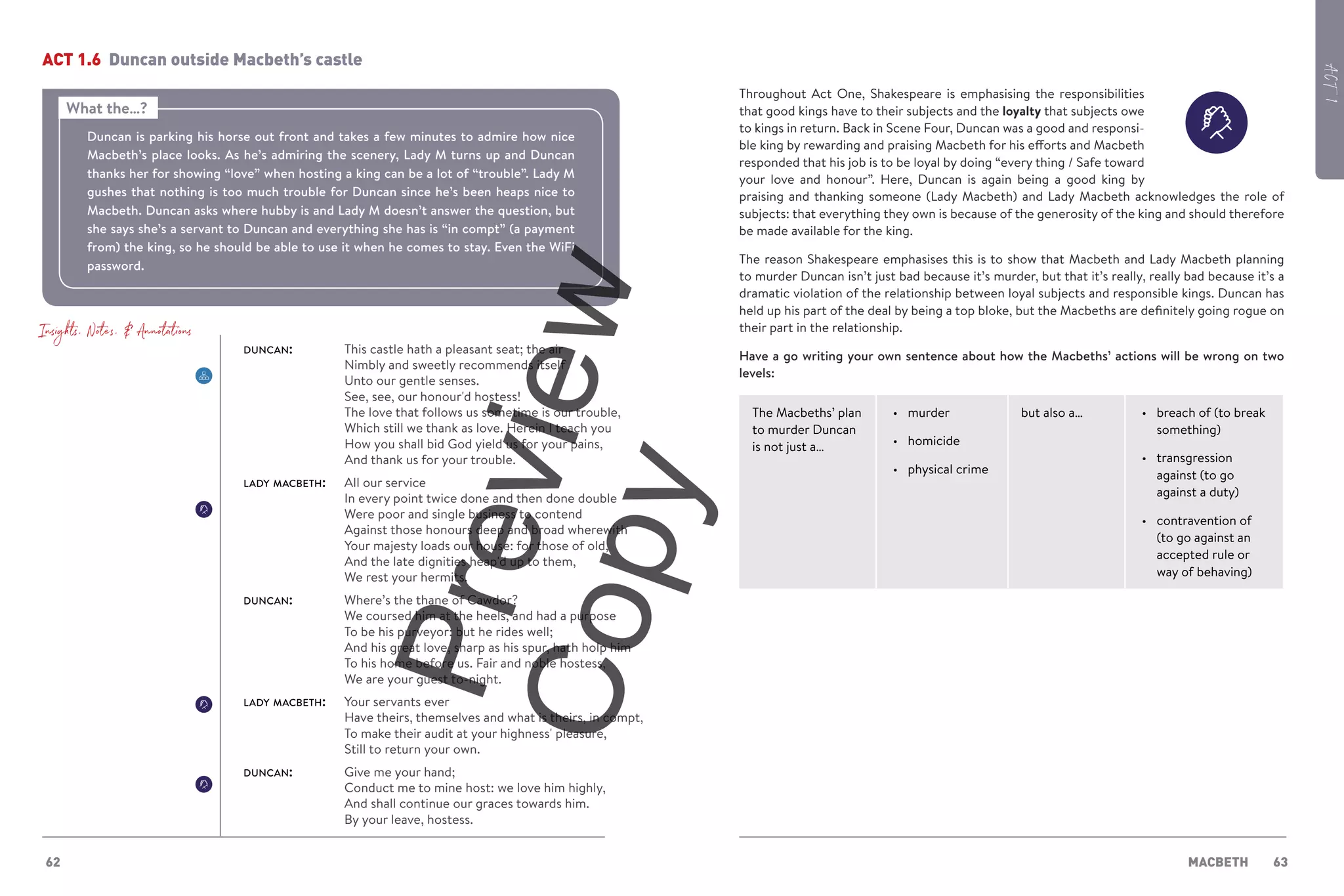 Macbeth Acts 1-5 Preview | PDF