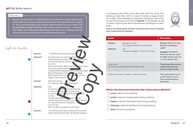 Macbeth Acts 1-5 Preview | PDF