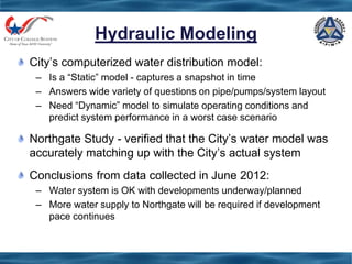 Water Master Plan Northgate Update | PPT