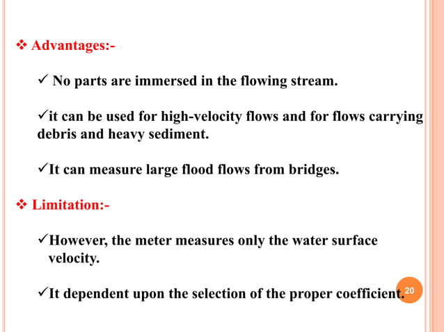 Water measurement | PPTX