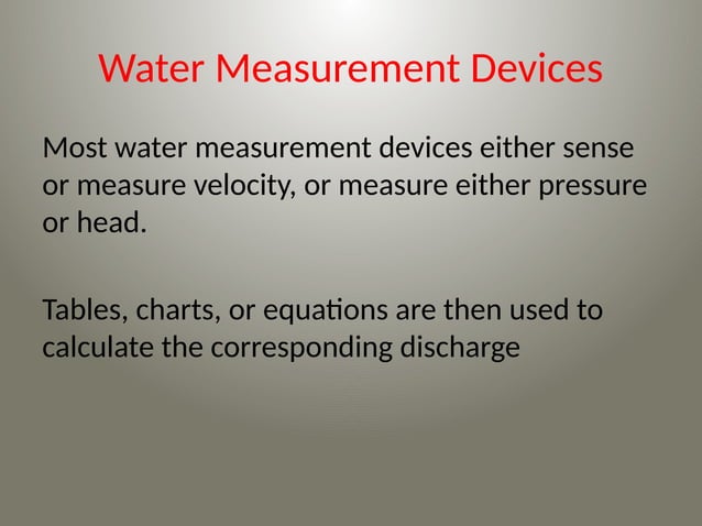 WaterMeasurement agriculture- Lect-10.pptx