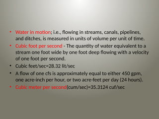 WaterMeasurement agriculture- Lect-10.pptx