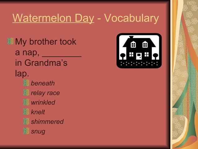 Watermelon Day Vocabulary | PPT