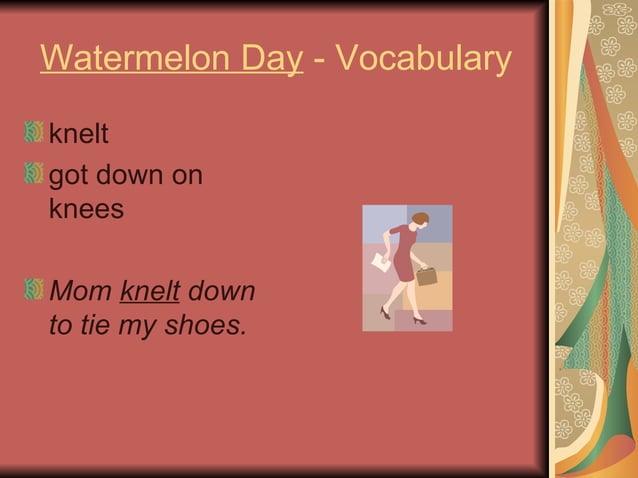 Watermelon Day Vocabulary | PPT