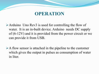 prepaid water meter ppt | PPTX