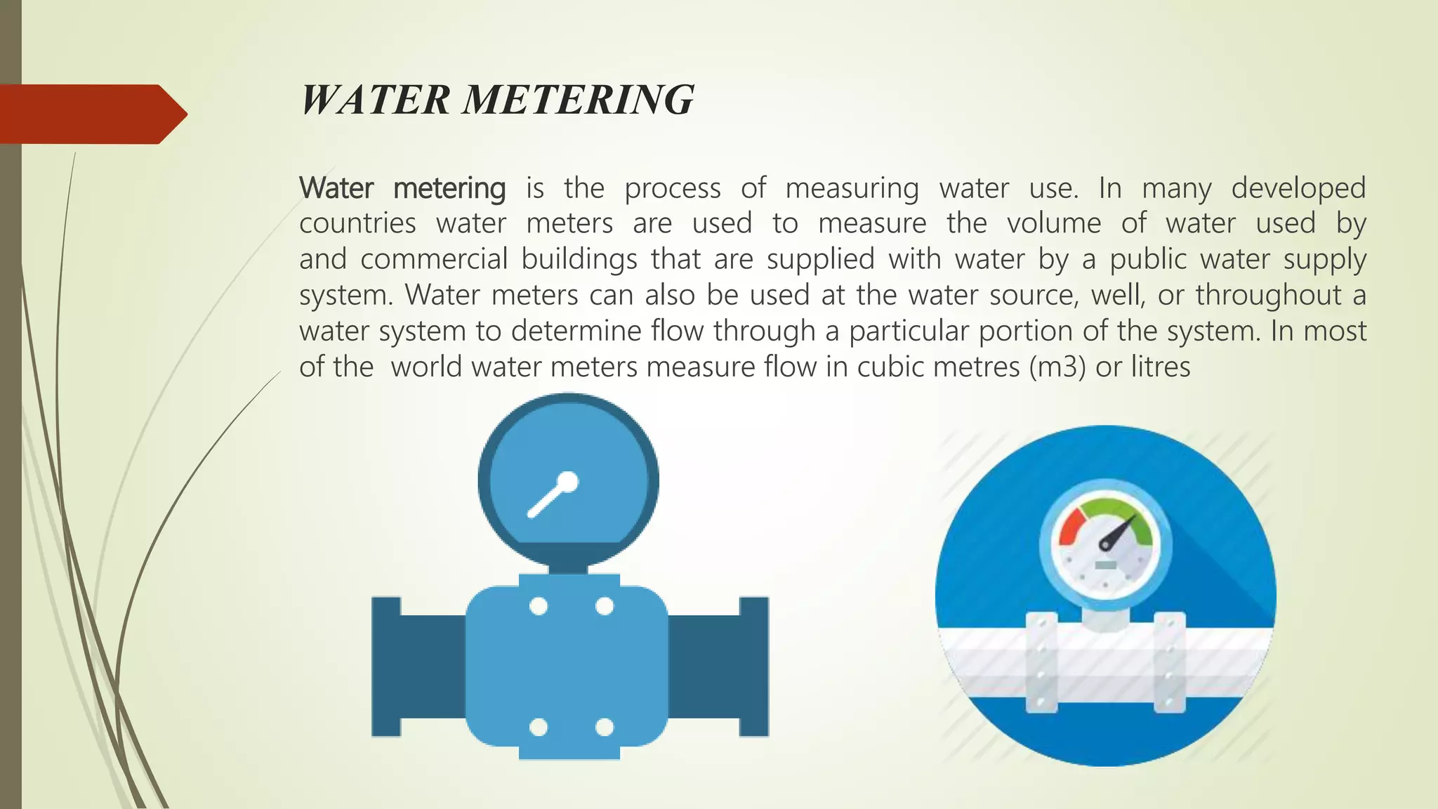 Water meters and its uses by Mohd Kashif | PPTX