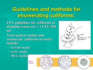 Water microbiology | PPT