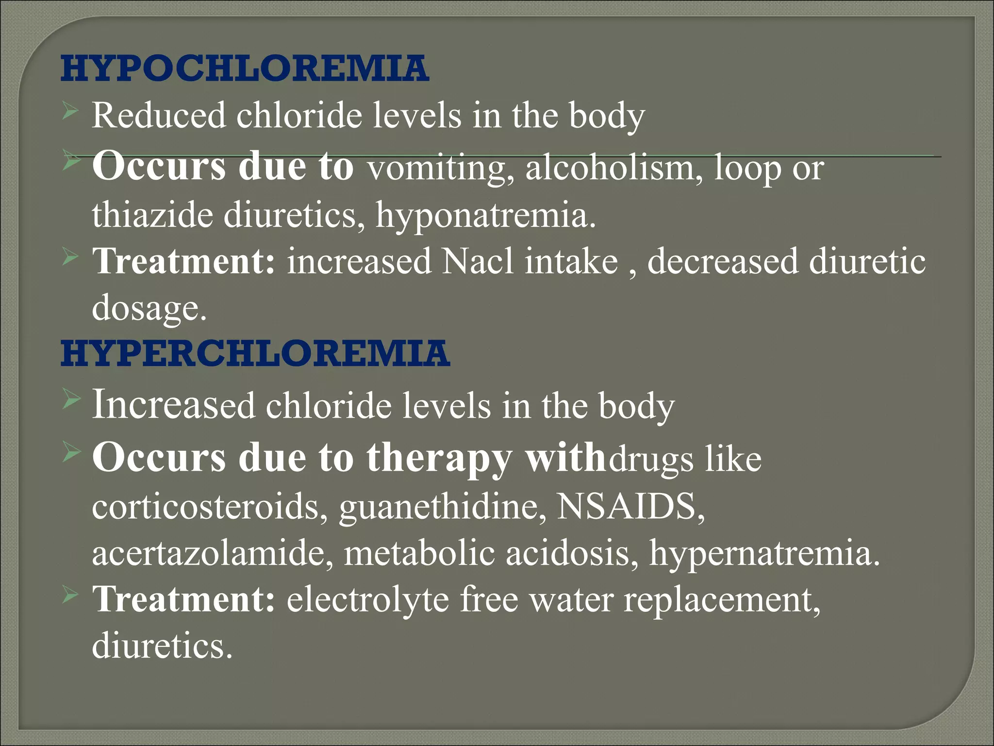 Water and Mineral Metabolism | PPT