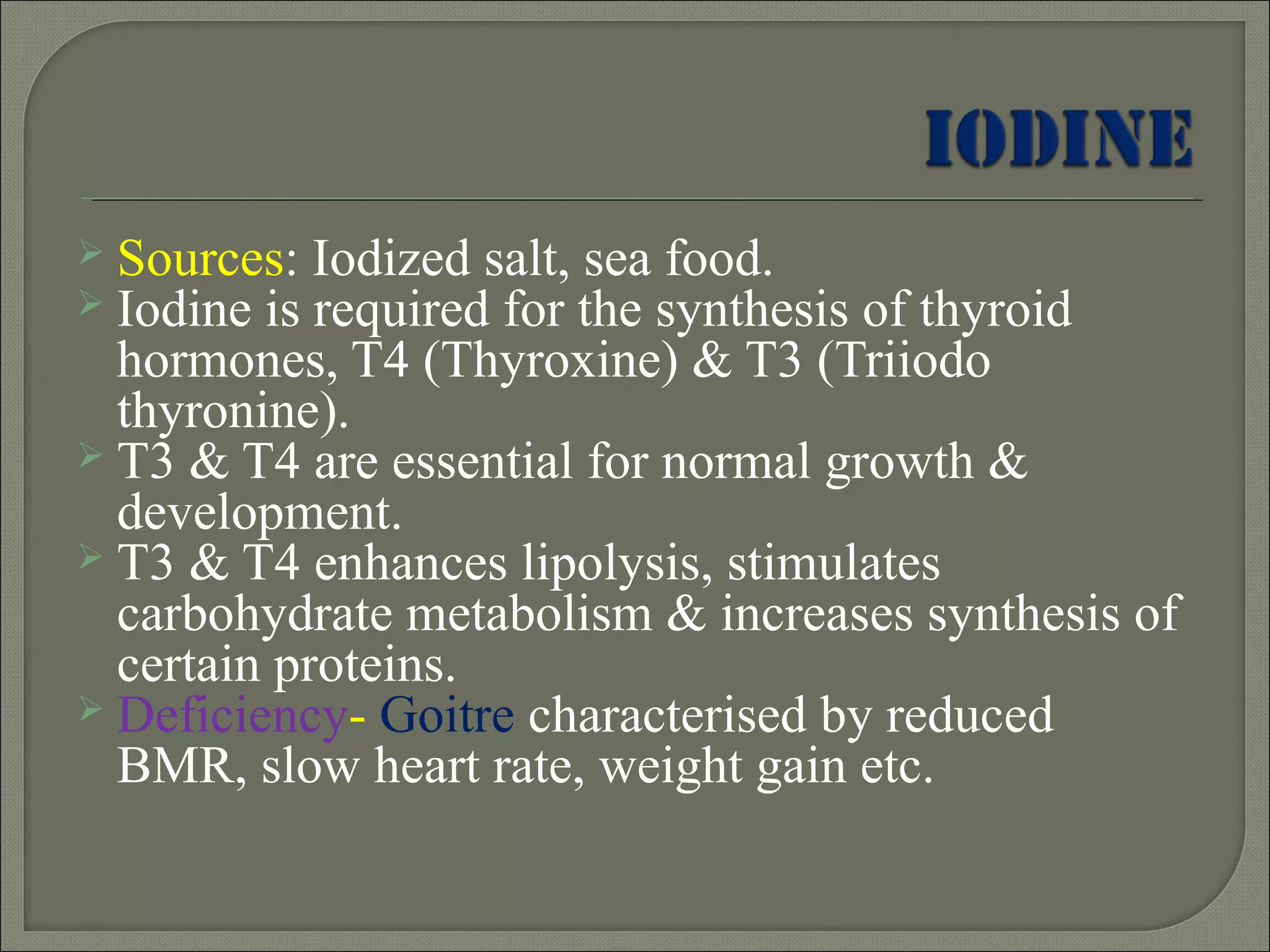 Water and Mineral Metabolism | PPT