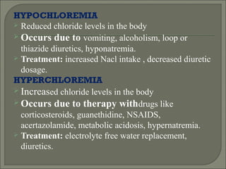 Water and Mineral Metabolism | PPT
