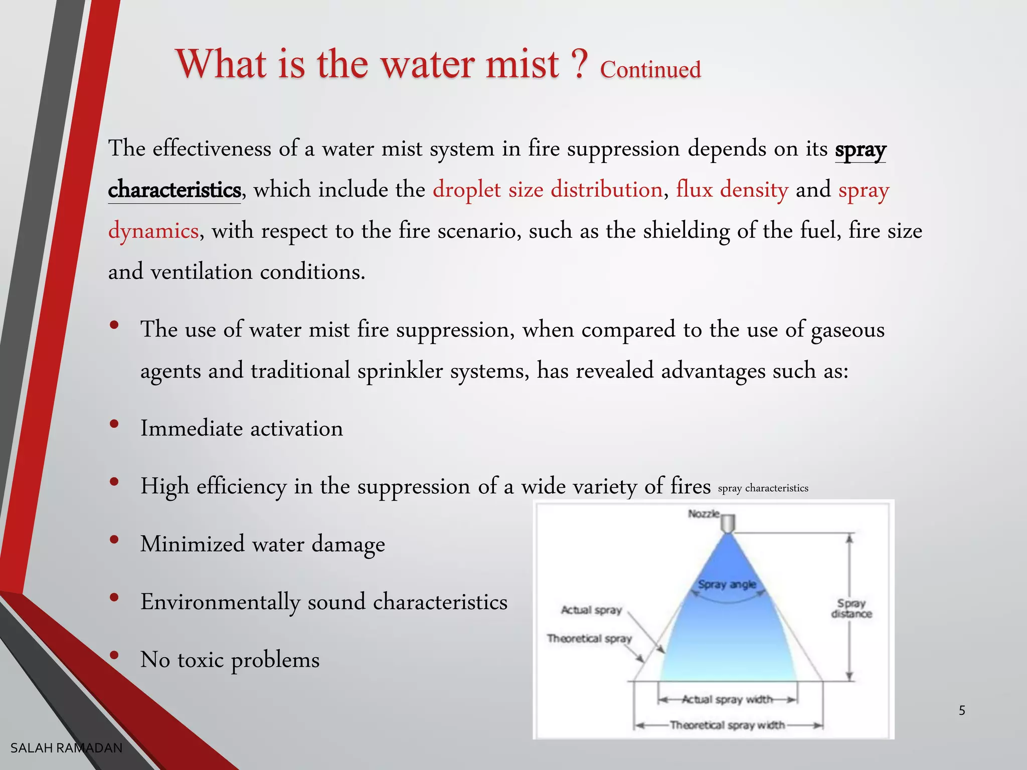 Water mist prepared by salah ramadan | PDF