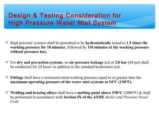 Water Mist Systems - Akshay Jangam. | PPT