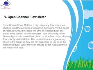 Water monitoring instruments | PPT