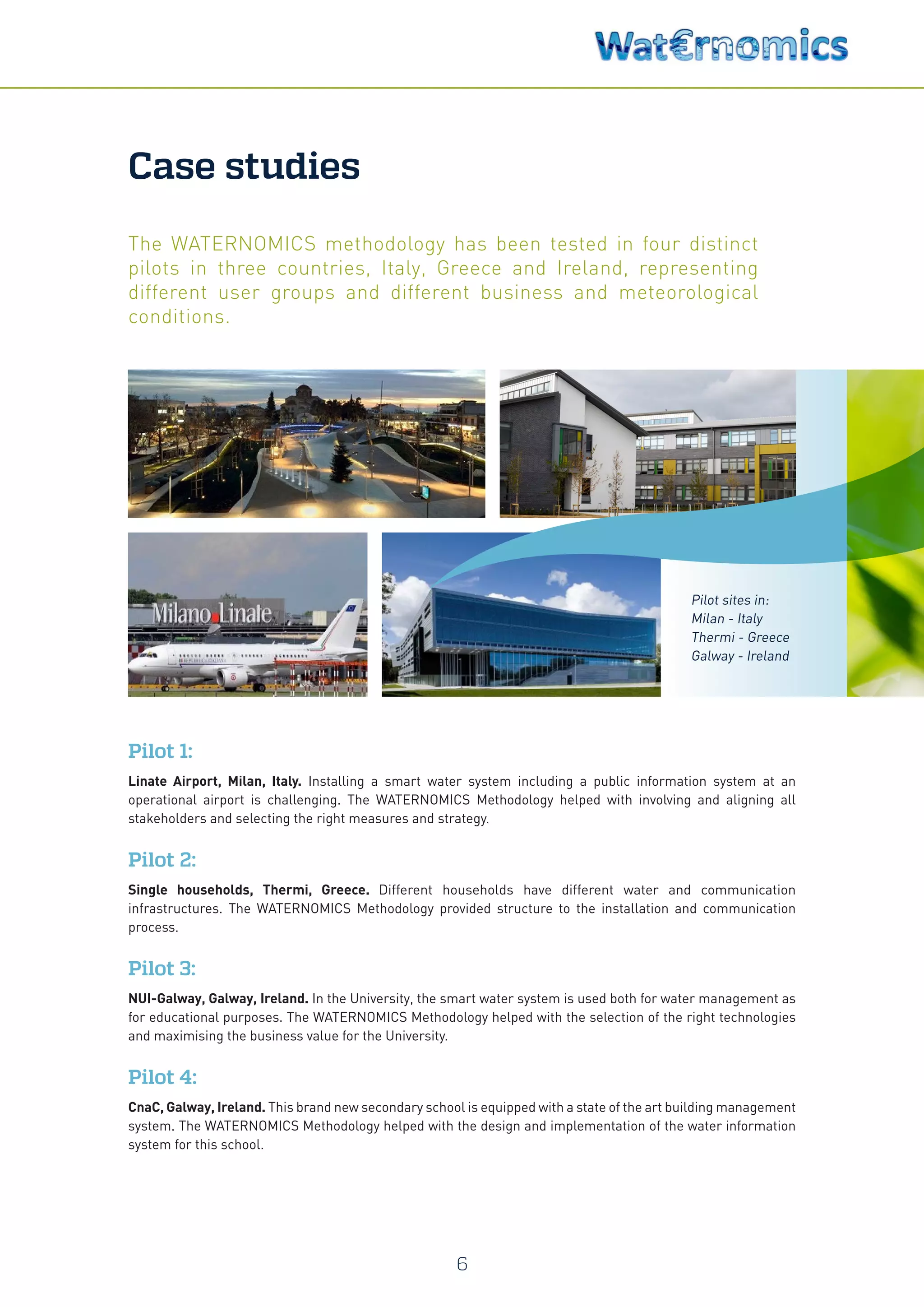 Waternomics Methodology: A Standards based Methodology for the ...