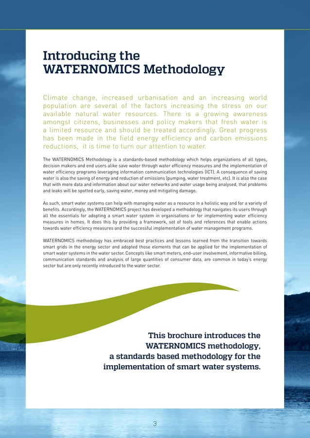 Waternomics Methodology: A Standards based Methodology for the ...