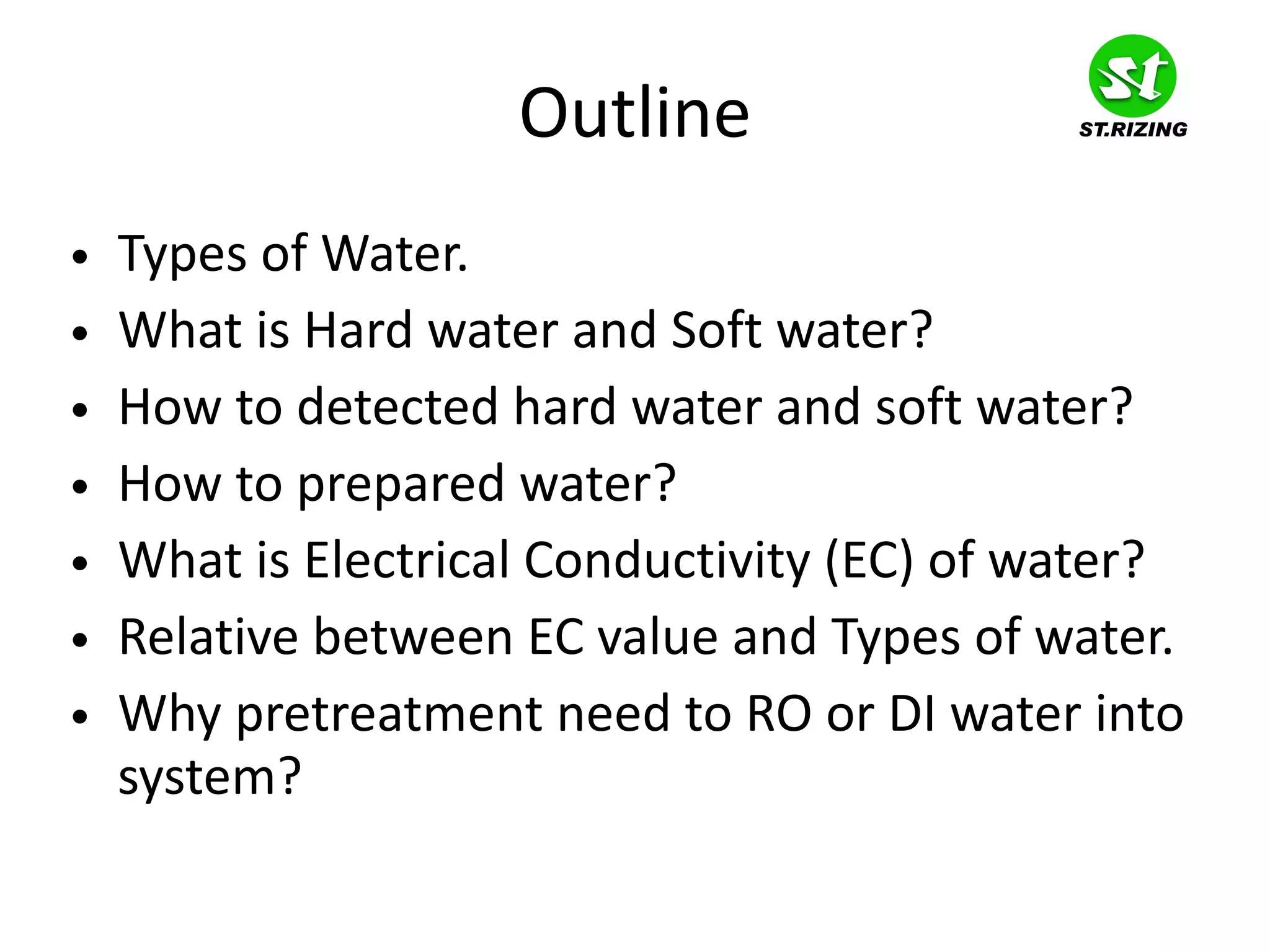 Water for pretreatment process | PDF