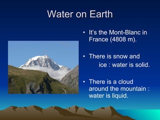 Water on earth 1 | PPT