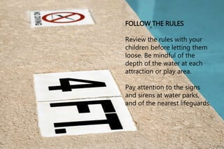 Water Park Safety Tips | PPTX