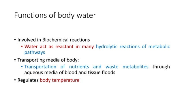 Physiology of water balance and Hypernatremia | PPTX