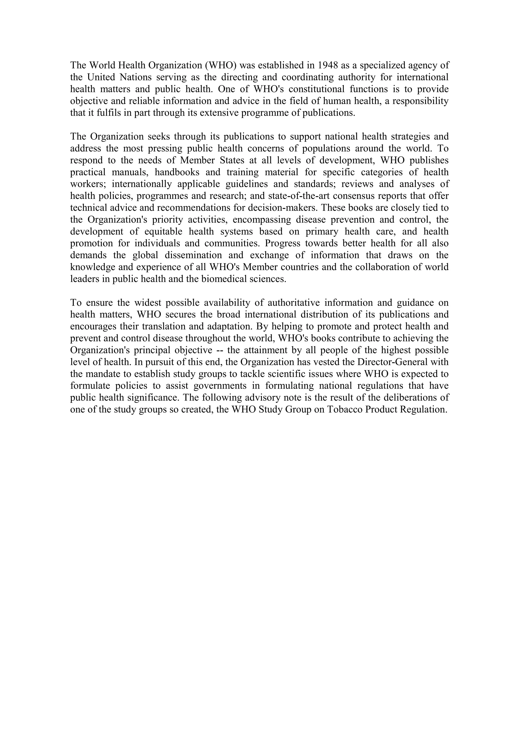 Waterpipe recommendation final | PDF