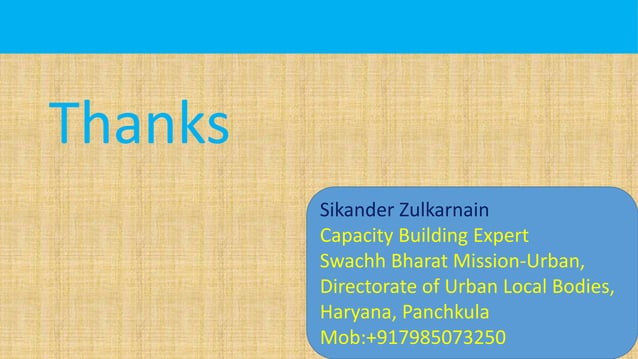 Water Plus presentation by Sikander Zulkarnain | PPT