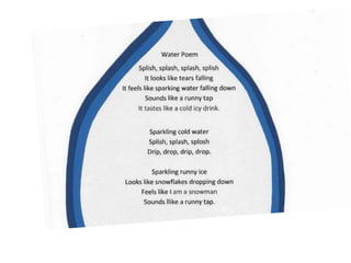 Water poems | PPTX | Poetry | Books and Literature