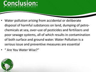 Water pollution.pp . | PPT