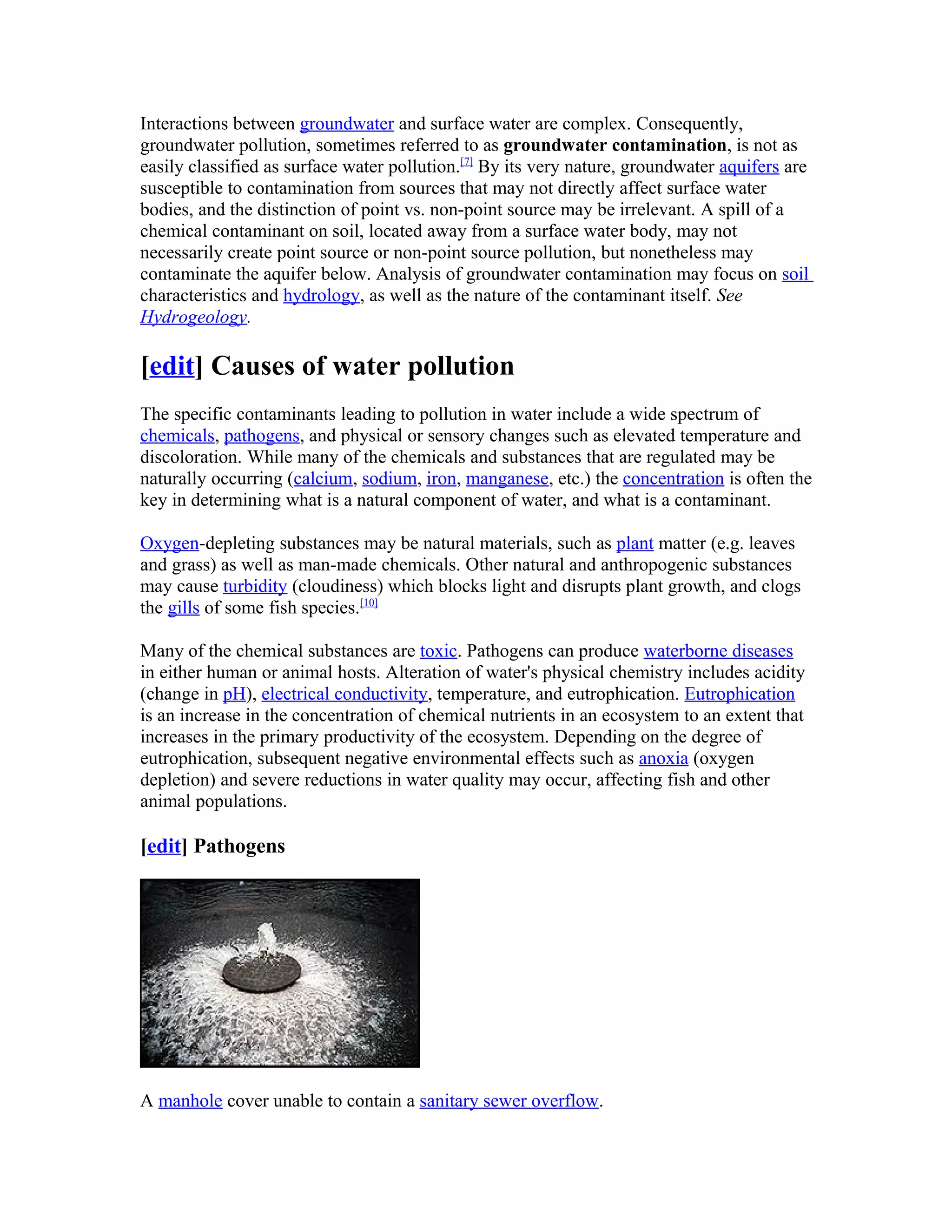 Water Pollution | PDF