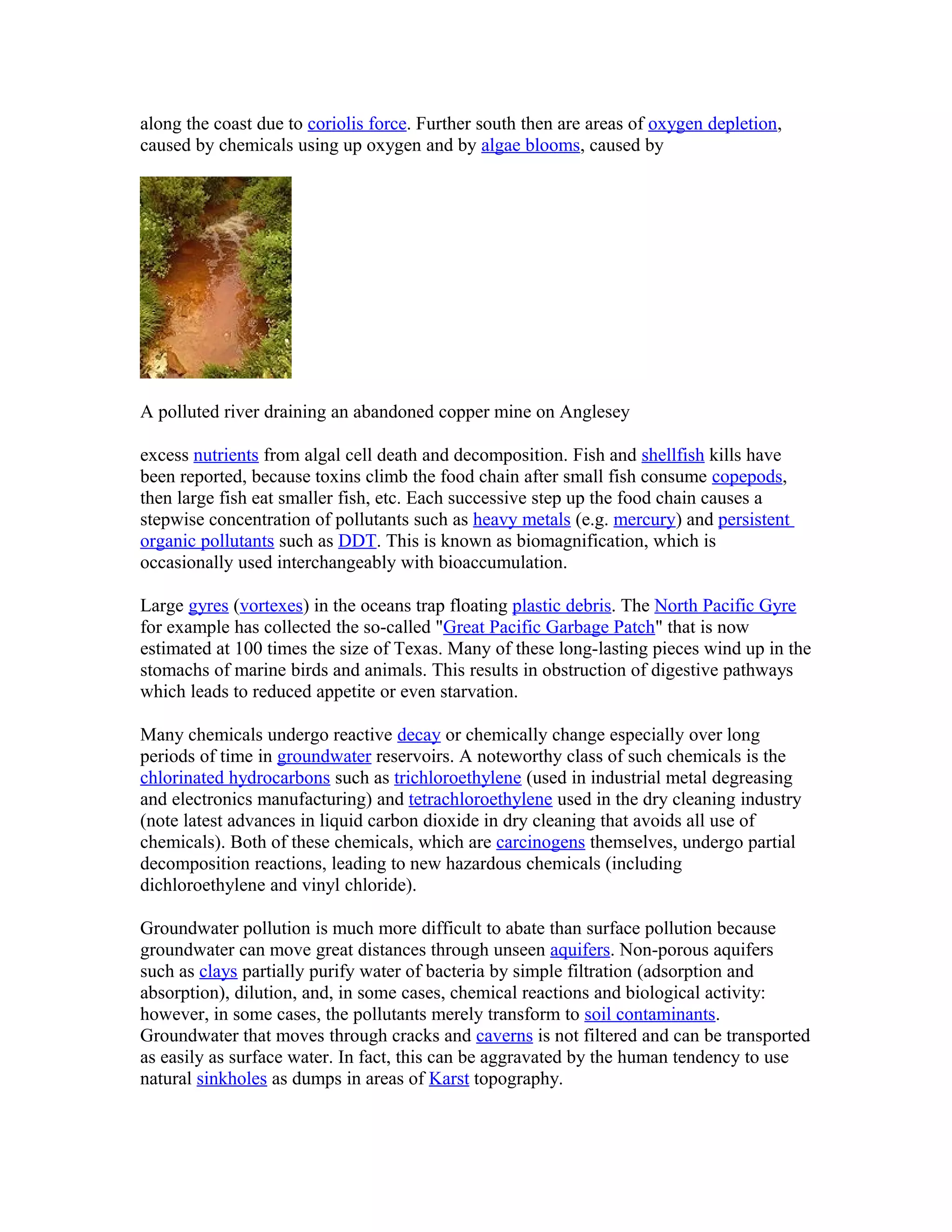 Water Pollution | DOC