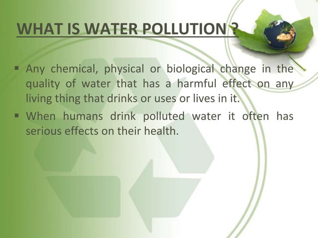 Water pollution | PPT