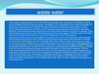 Water pollution (Environmental Science) Grade 7 | PPTX