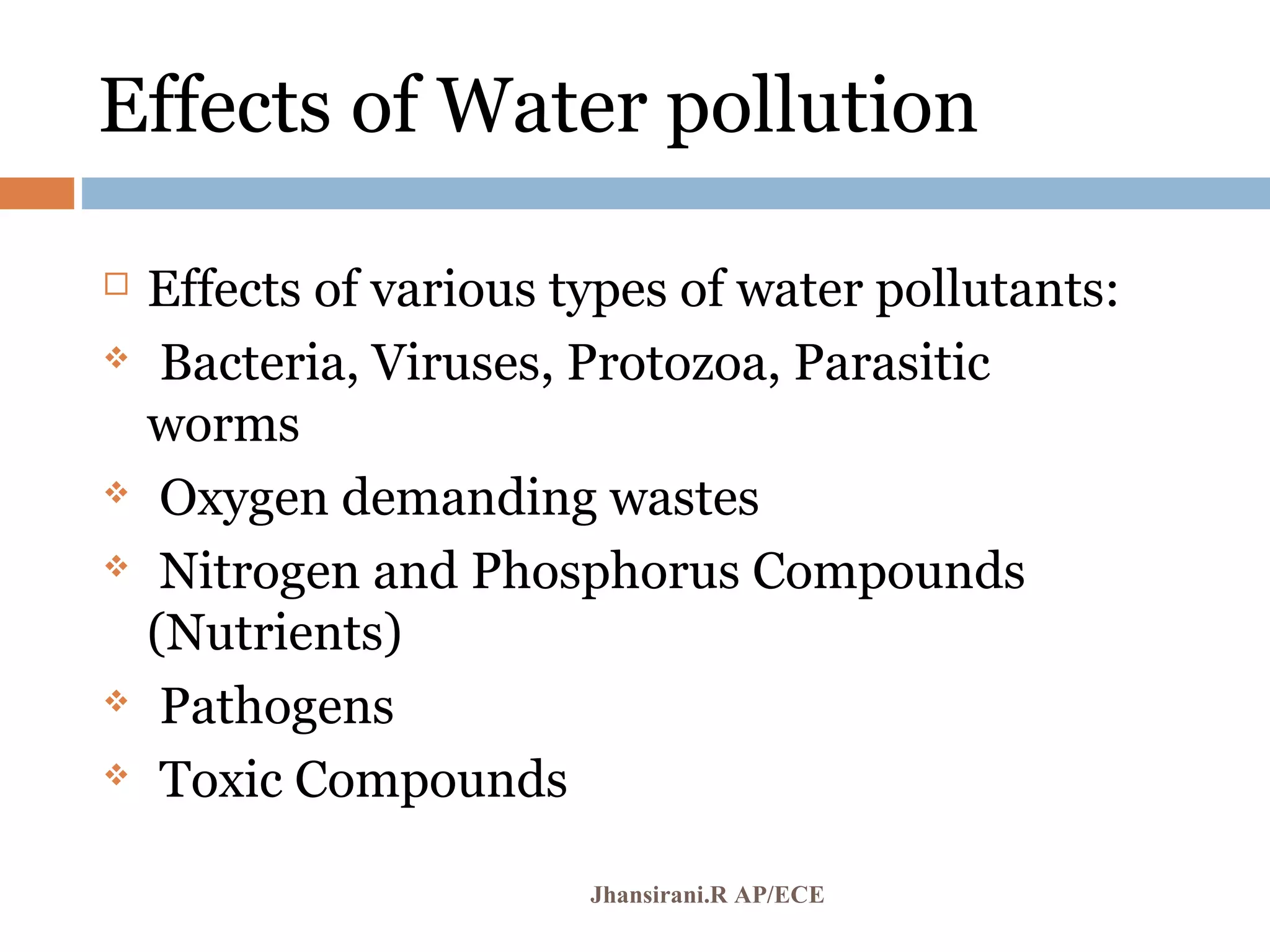 Water pollution | PPT | Indoor Environmental Quality | Home & Garden
