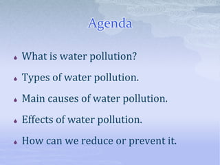 Water pollution | PPTX