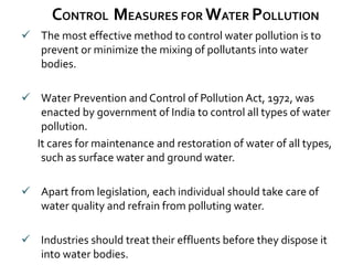 Water pollution | PPTX
