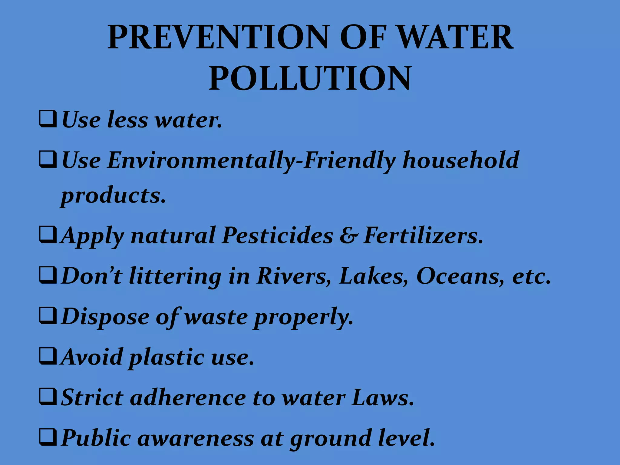 Water pollution | PPTX