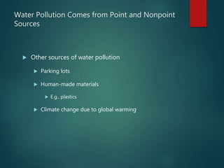 Water pollution | PPTX