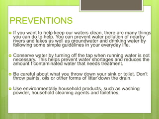 Water pollution | PPTX