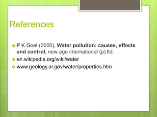 Water pollution | PPTX