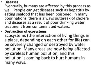 Water pollution | PPTX