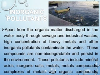 Inorganic Water Pollution