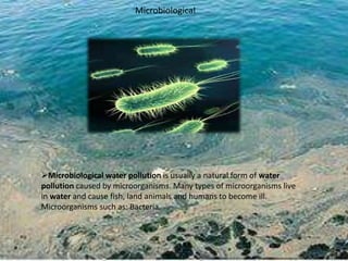 Microbiological Water Pollution
