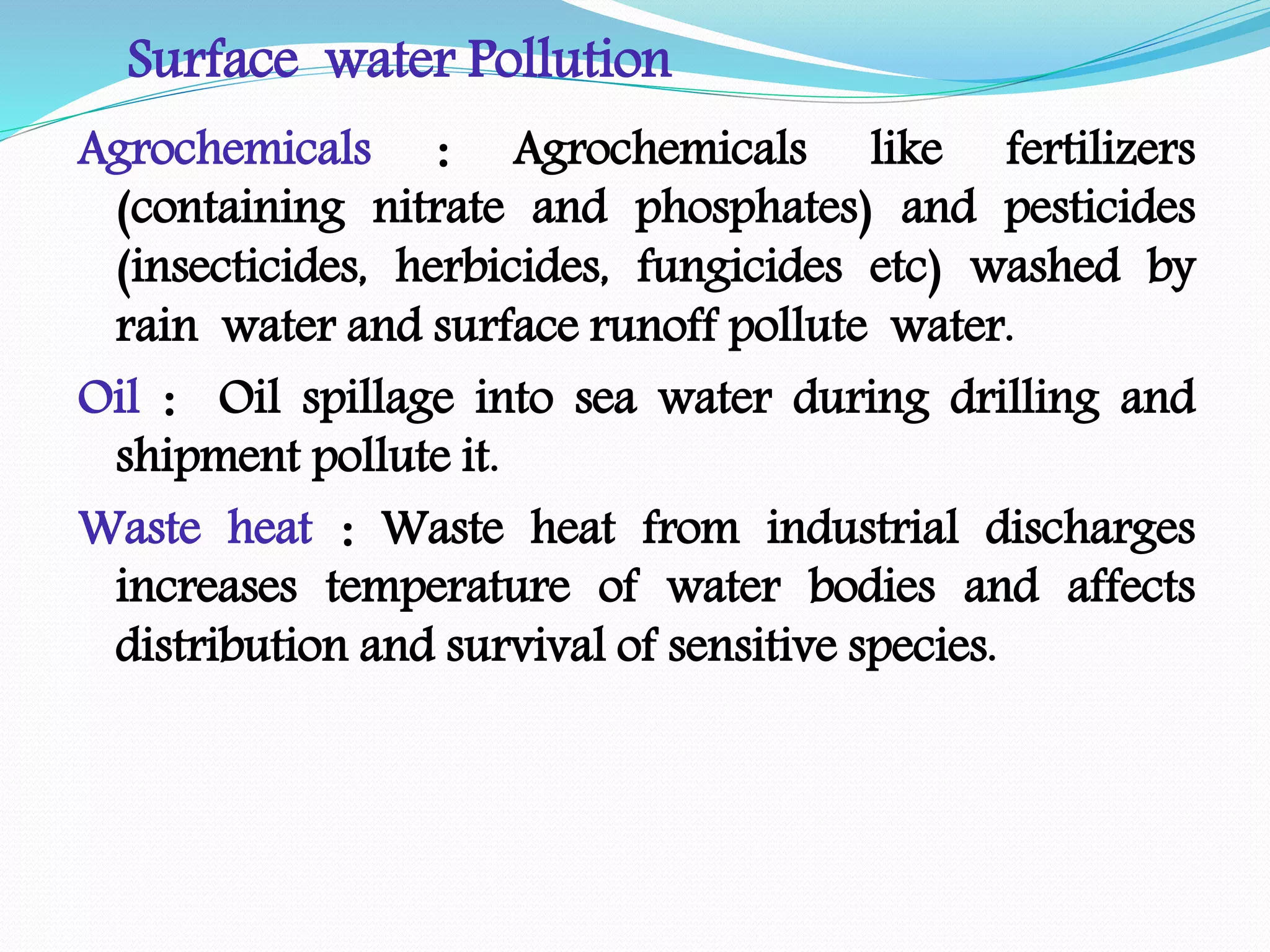 Water Pollution (Environmental Science) | PPTX
