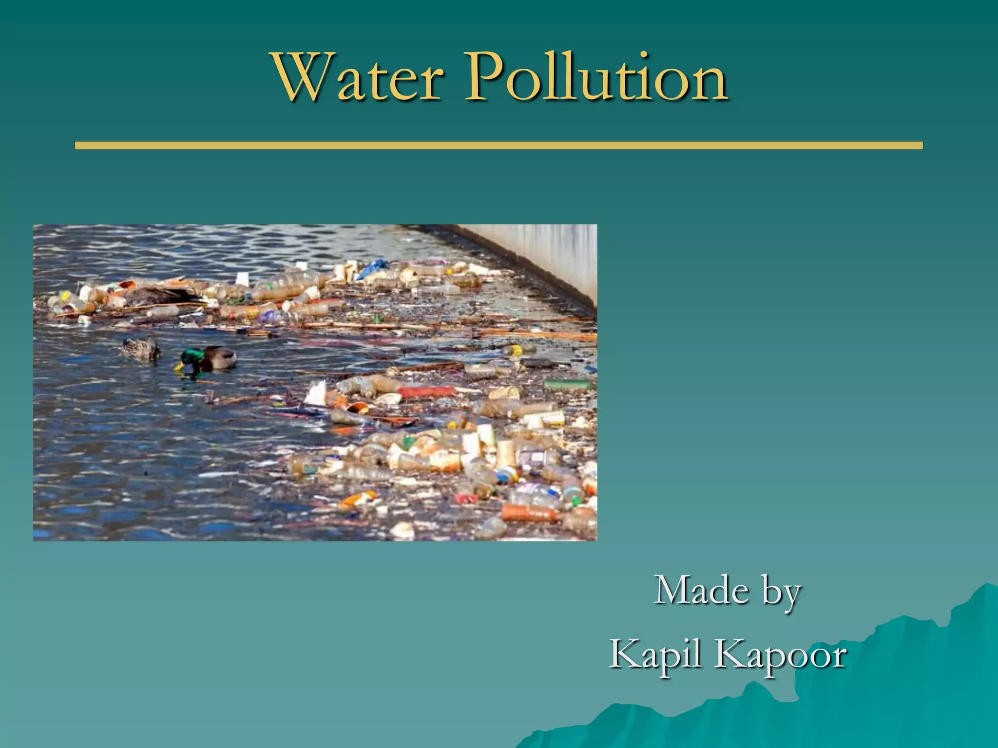 Water pollution | PPT