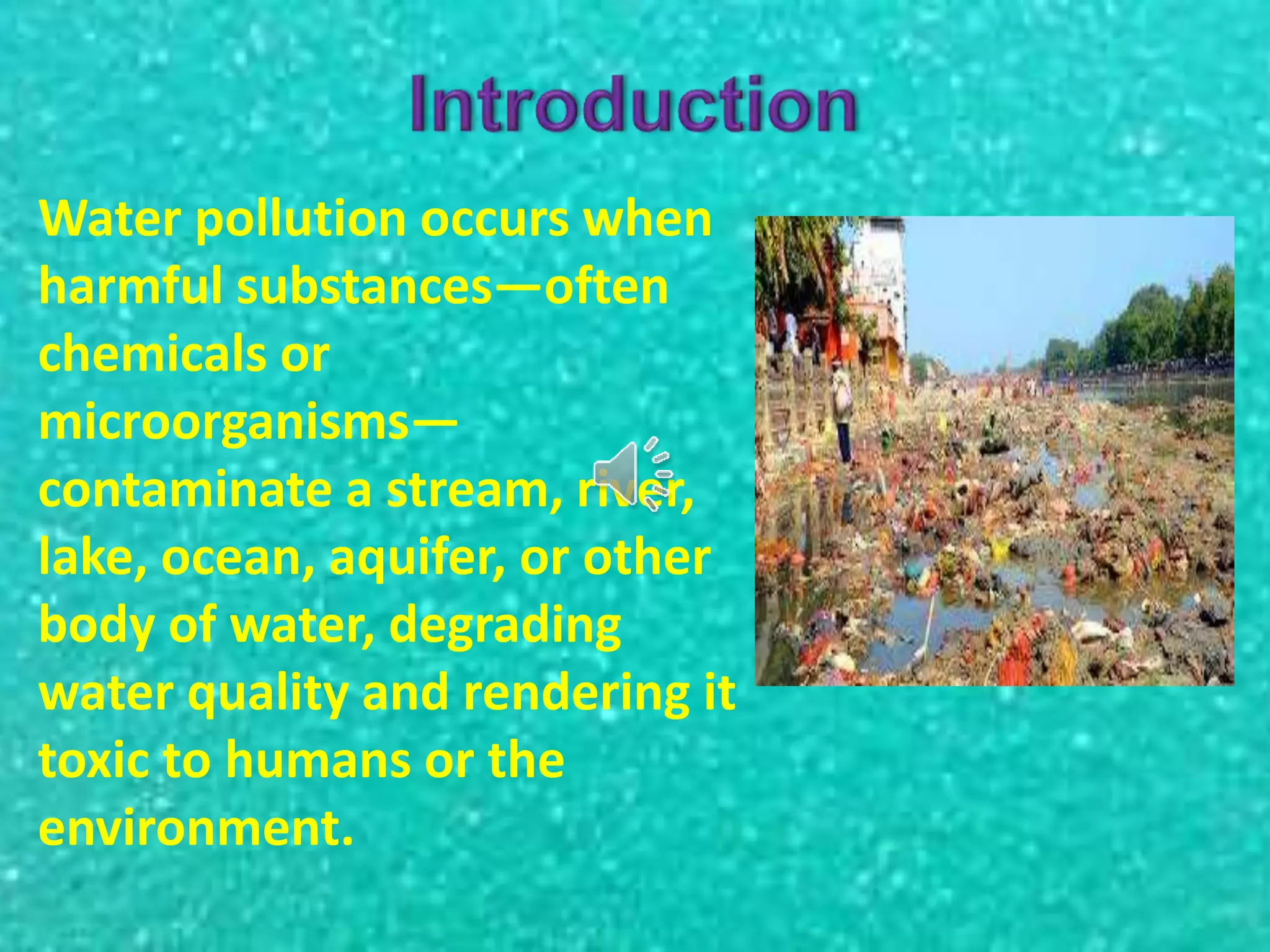 Water pollution | PPTX